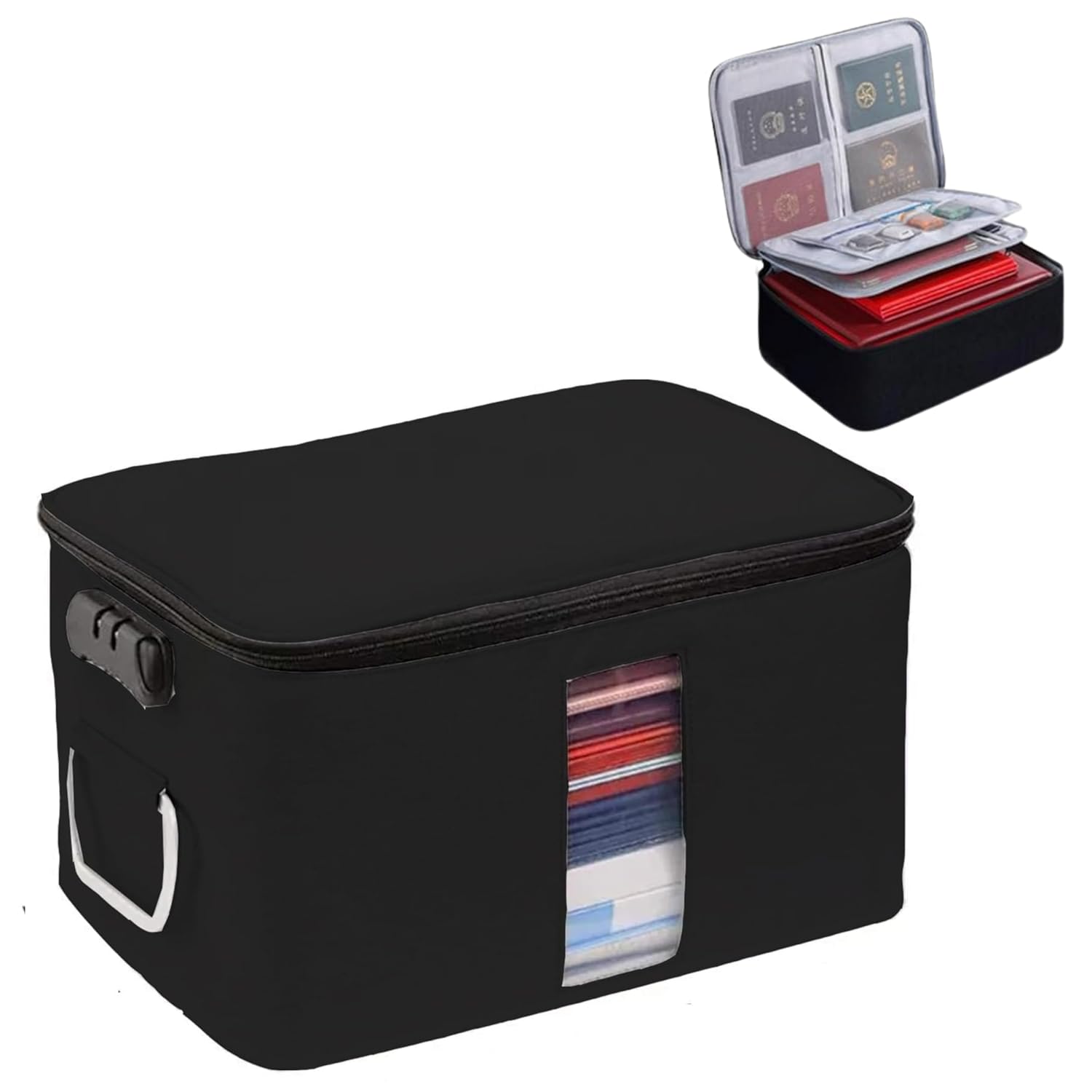 Handcuffs Document Organizer Bag Multilayer Travel File Organiser ...