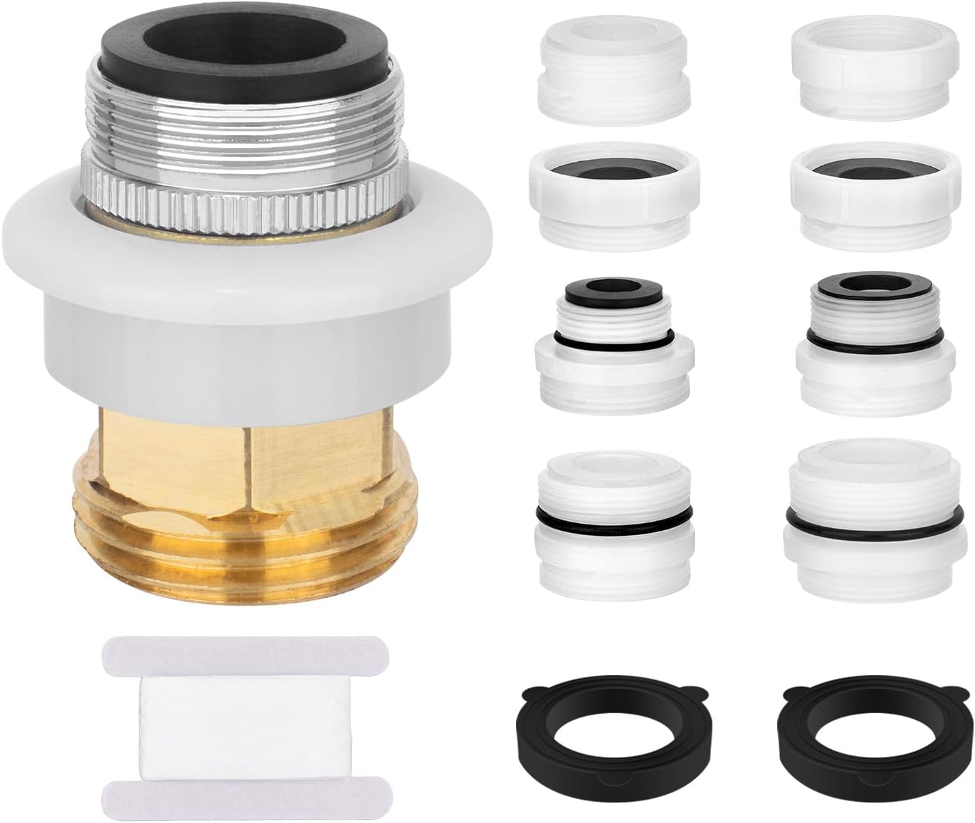 Amazon.com: Dishwasher Machine Faucet Adapter, Dual Thread Snap ...