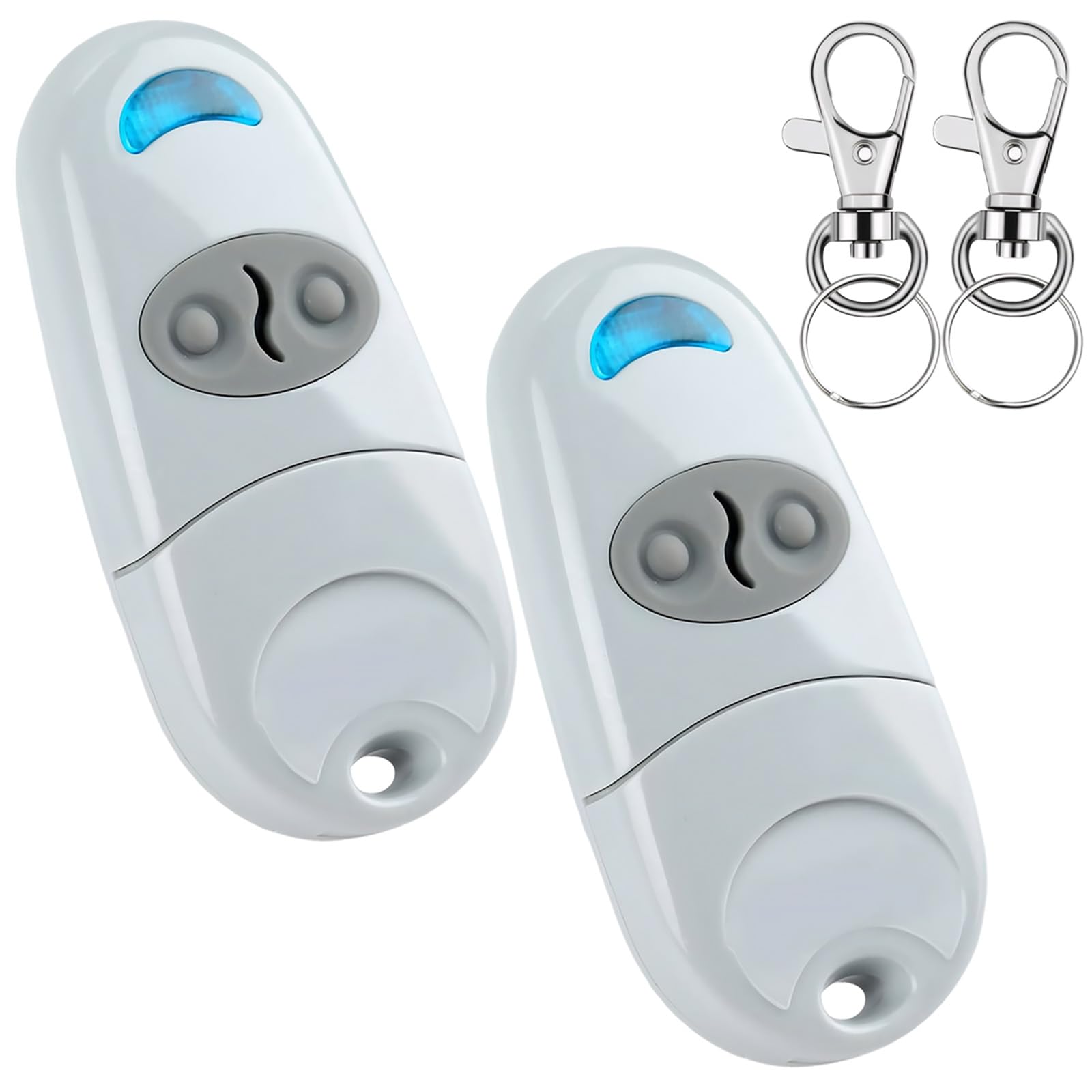 2Pcs Electric Gate Fob Remote Control, Garage Door Remote Control Fob ...