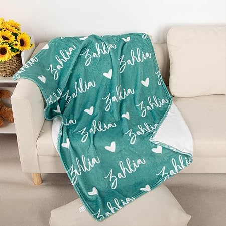 Amazon.com: callie Personalized Name Throws Blankets for Kids Baby ...