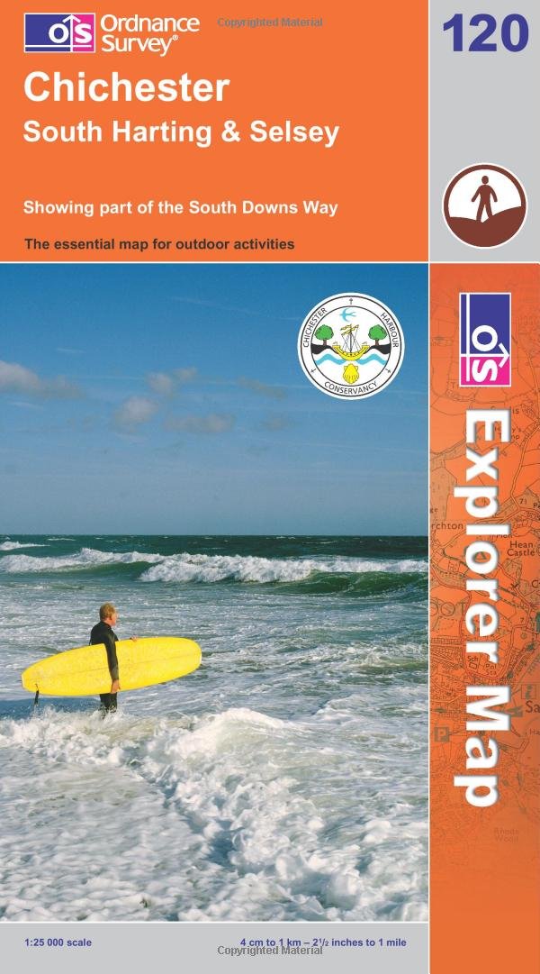 Chichester, South Harting and Selsey: Sheet 120 (OS Explorer Map ...