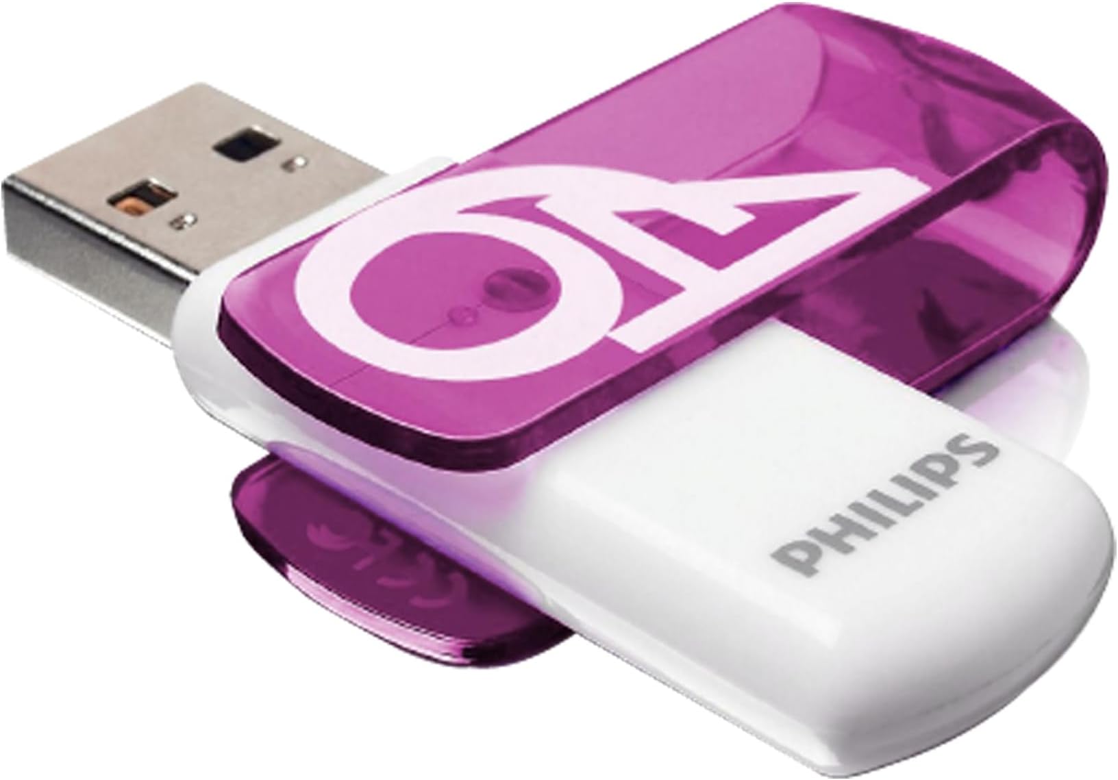 Philips Snow USB Flash Drive 64 GB, USB 3.0, 2 pack - Purple : Amazon ...