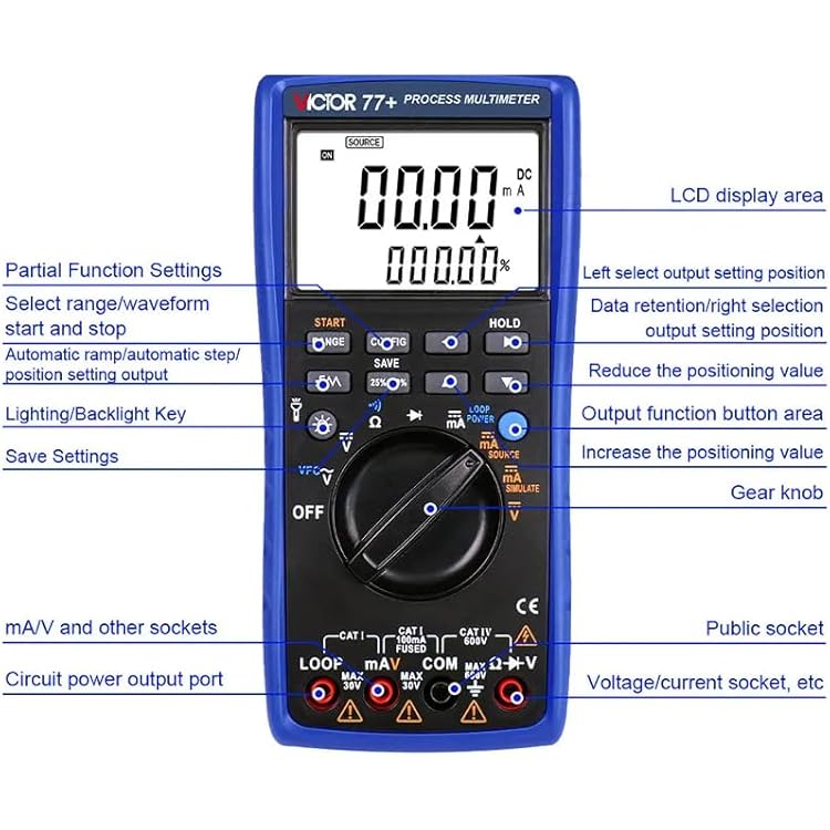 TH77 Process Multimeter Calibrator Meter Philippines | Ubuy