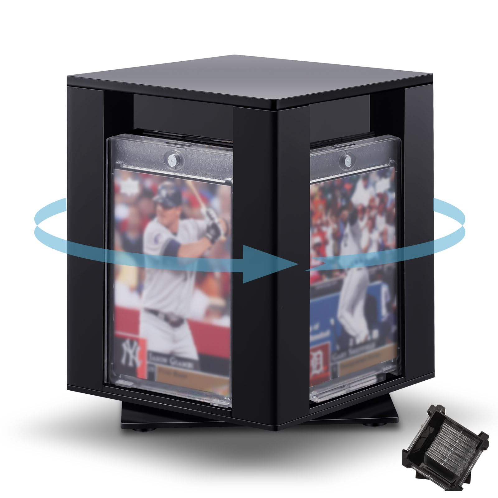 Amazon.com: Teenyyou Acrylic Rotating Trading Card Display Case Graded ...