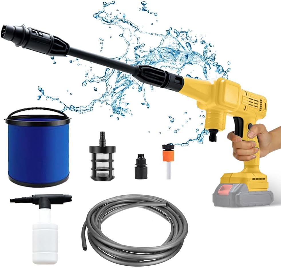 Amazon.com : DEWALT Cordless Pressure Washer, Power Cleaner, 550-PSI, 1 ...
