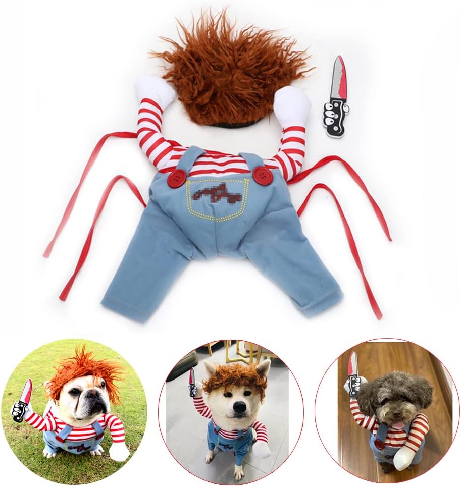 SHANGMAOYO Costumi per Cani, Animali Domestici Costume Halloween ...