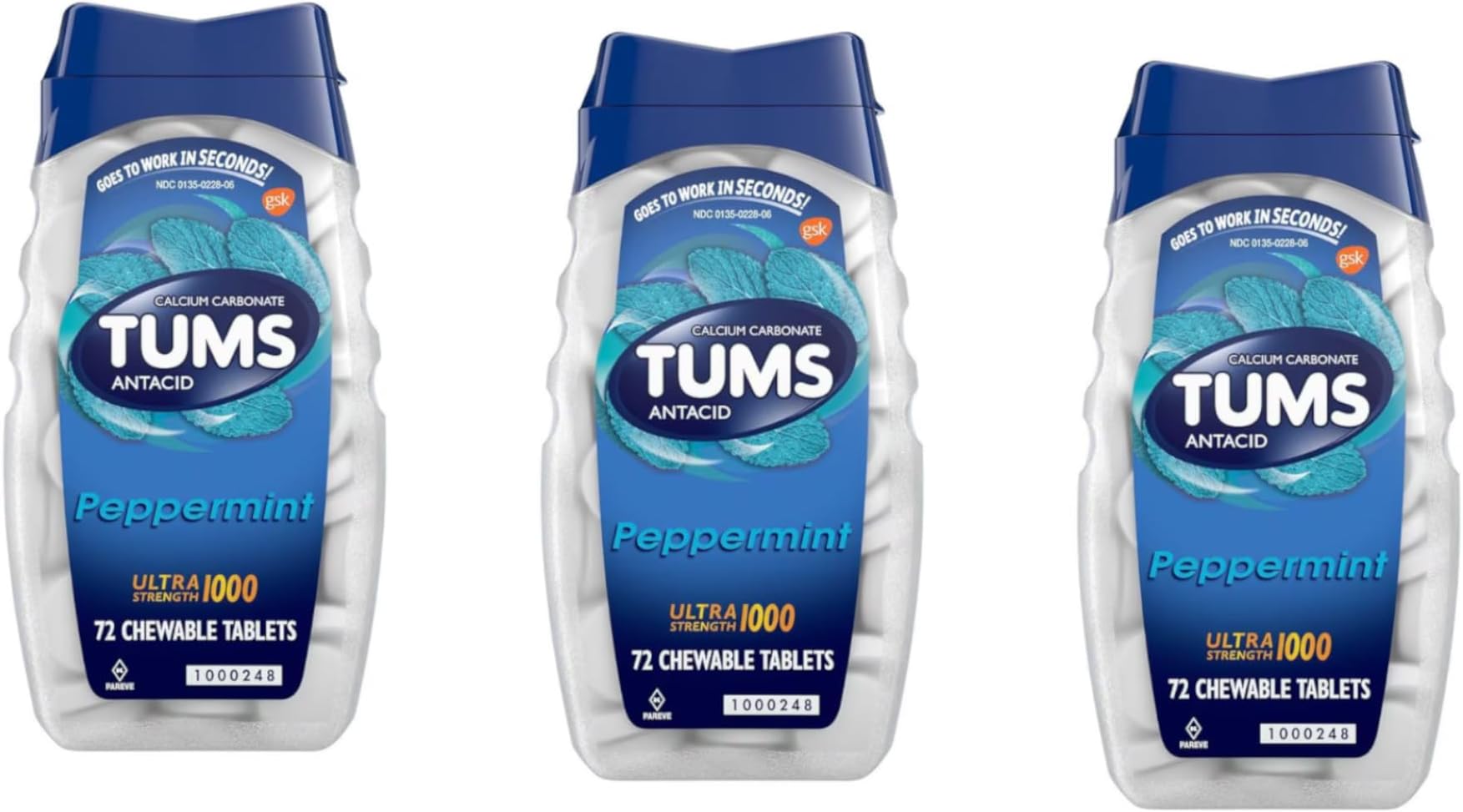Amazon.com: Tums Pmint 150 S Size 150s Tums Regular Strength Peppermint ...