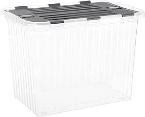 Amazon.com - Superio 13 Gallon Hinged Lid Storage Tote; Stackable ...