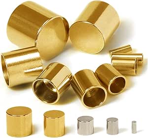 Amazon.com: Fastener End Caps Stainless Steel 2-10mm Crimp End Caps ...