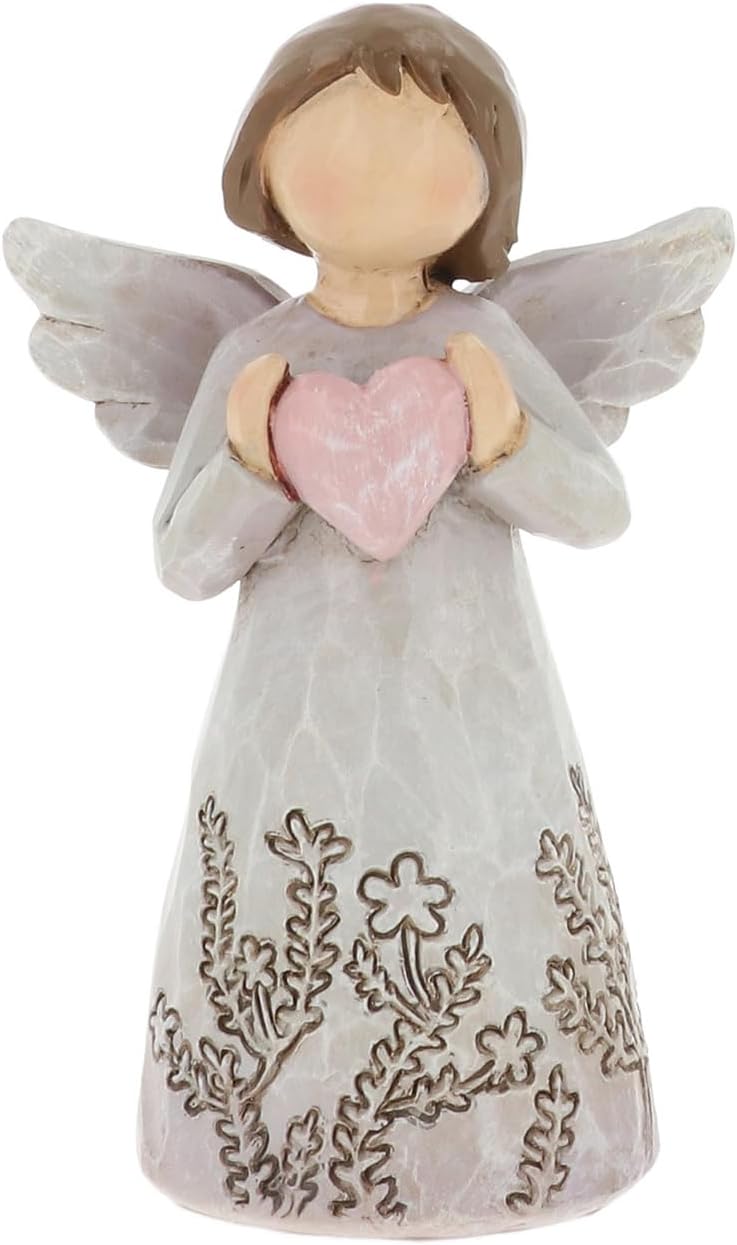 Shudehill Giftware Meadow Flower Angel Small Ornament - Aqua, Pink or ...