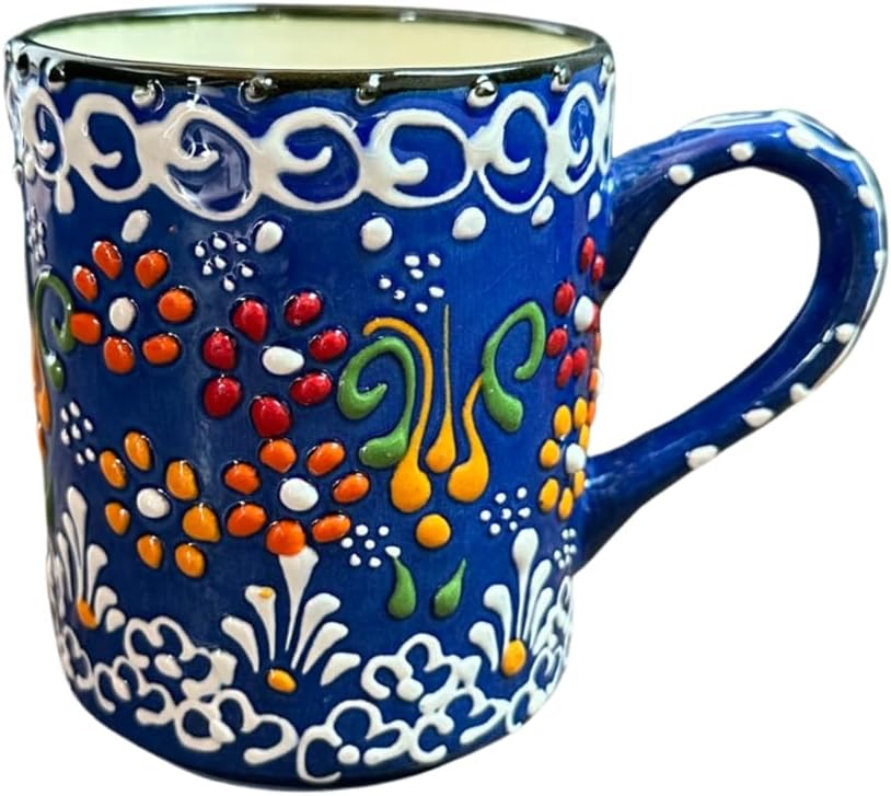 Amazon.com: NARUK Coffee Mug - HandmadeTurkish Ceramic Coffee Mug ...