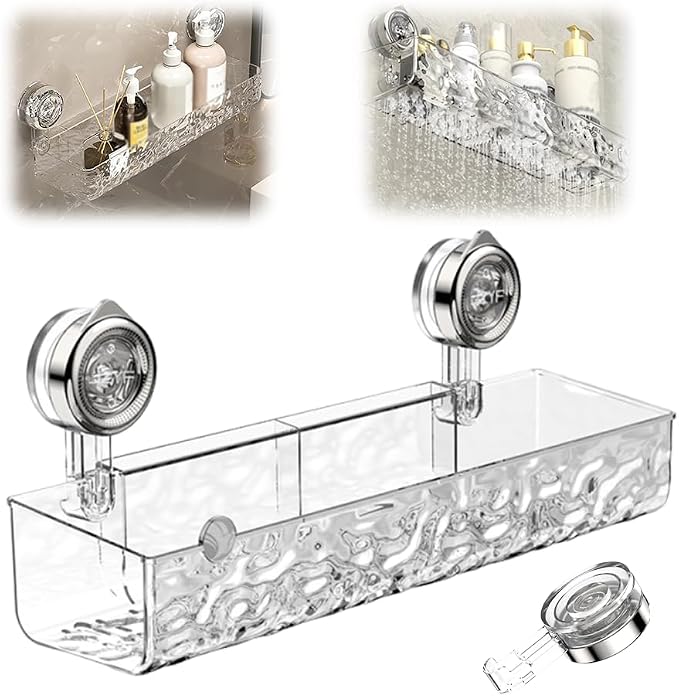 Amazon.com: AprYew Corrugated Suction Cup Storage Holder, No-Drill Wall ...
