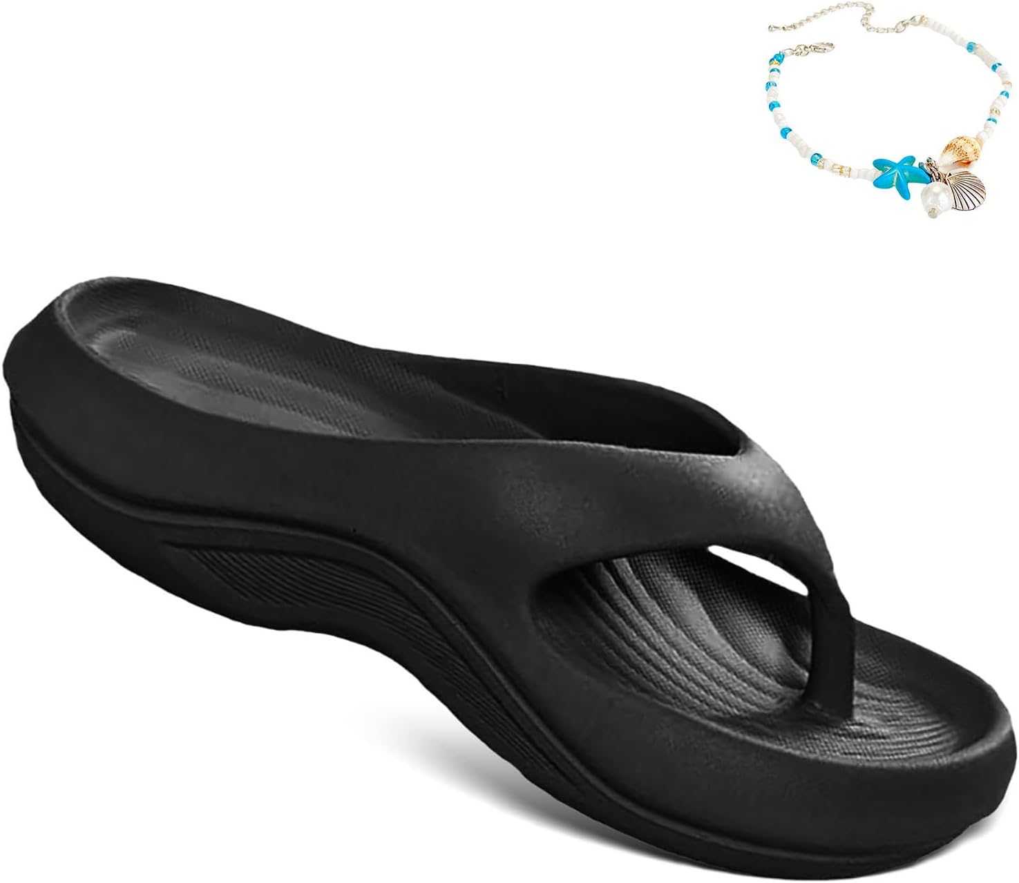 Pillow Arch Support Flip Flops for Women, Arch Support Sandals Recovery ...