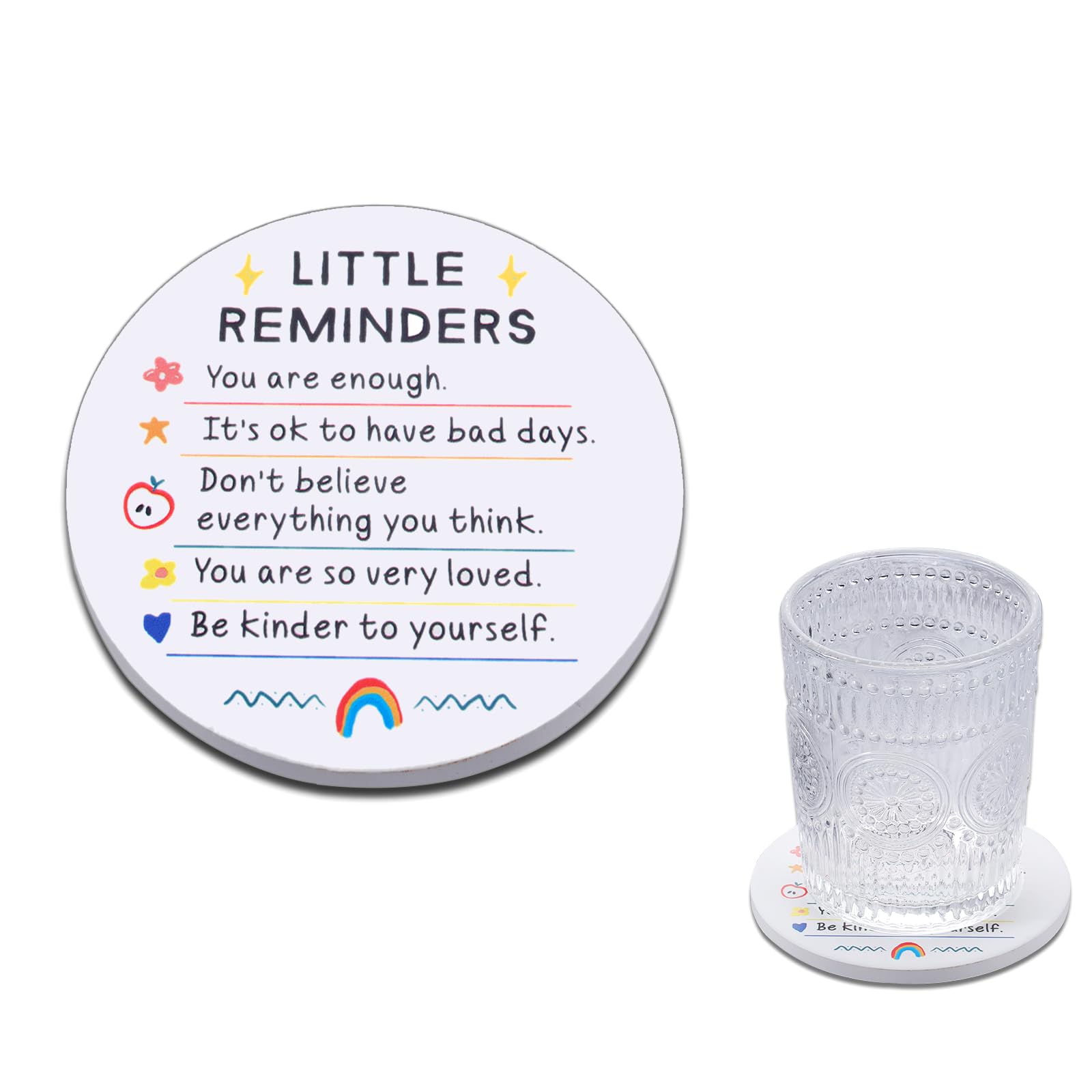 Amazon.com: Mental Health Gifts for Women Men Little Reminders Positive ...