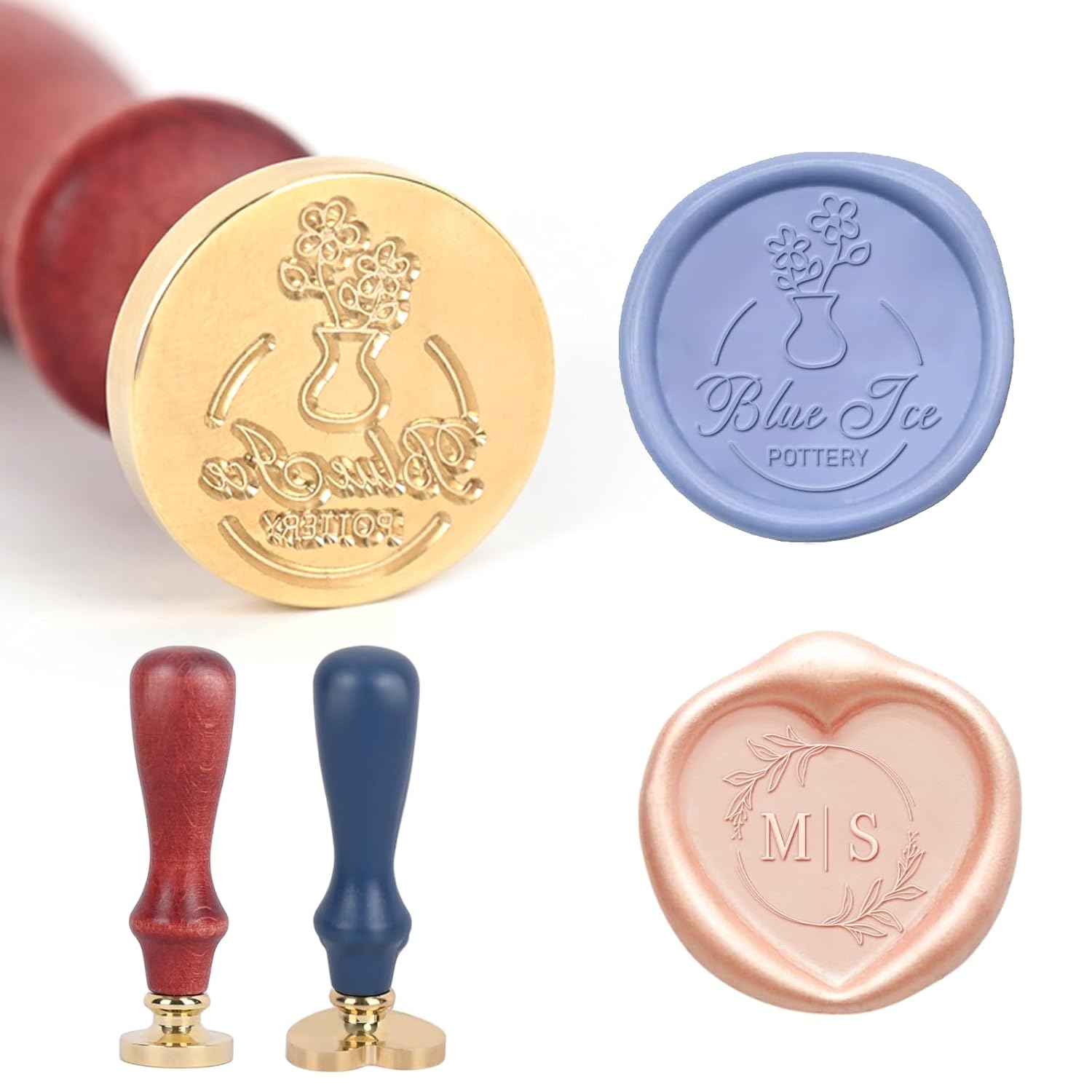 Amazon.com: Sunamd Custom Wax Seal Stamp - Personalized Sealing Wax ...