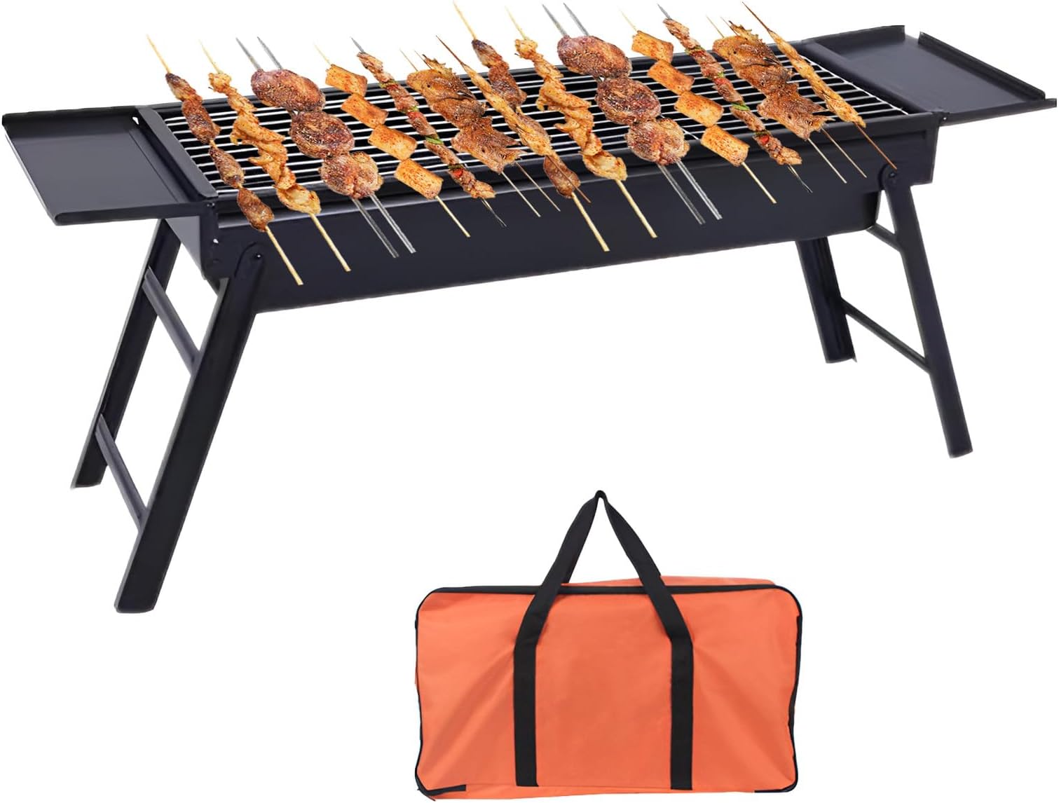 CARBONeat Nuevo C25+ Asador de carbón portátil con parrilla de acero ...