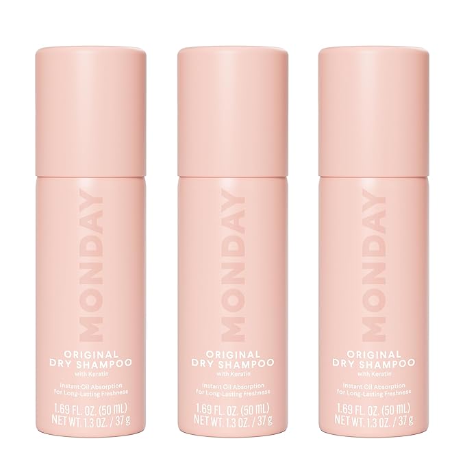 Amazon.com: MONDAY HAIRCARE ORIGINAL Dry Shampoo with Keratin, oil ...