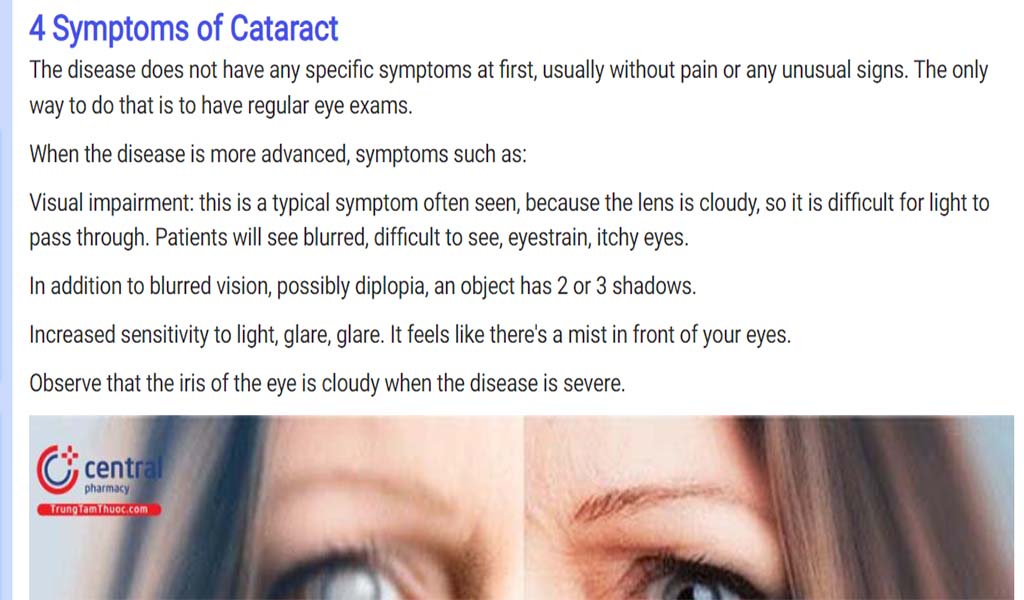 Cataracts: Causes, Symptoms And Treatment - App on Amazon Appstore