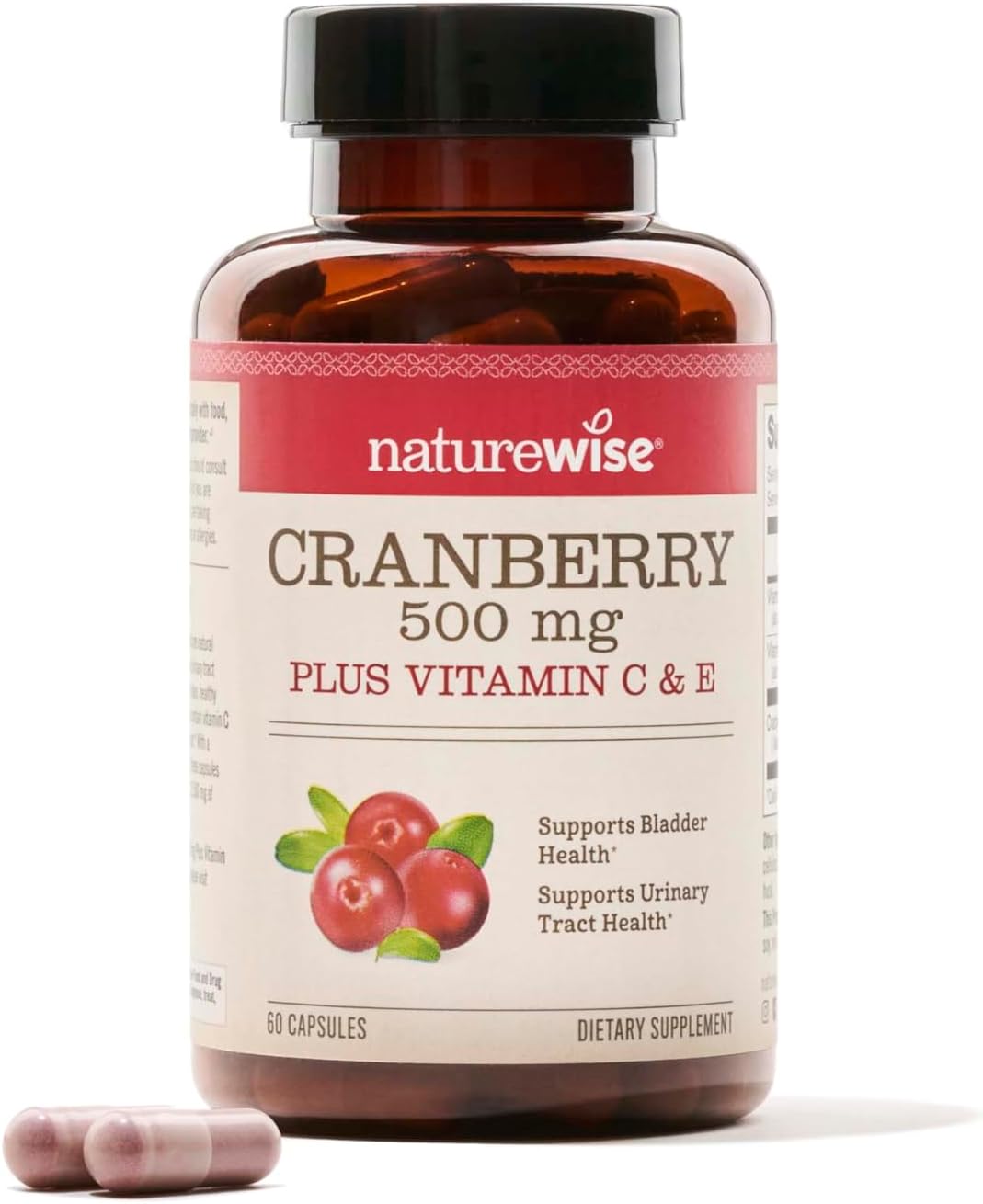 Amazon.com: NatureWise Cranberry Extract Pills - 12,500mg* Cranberries ...