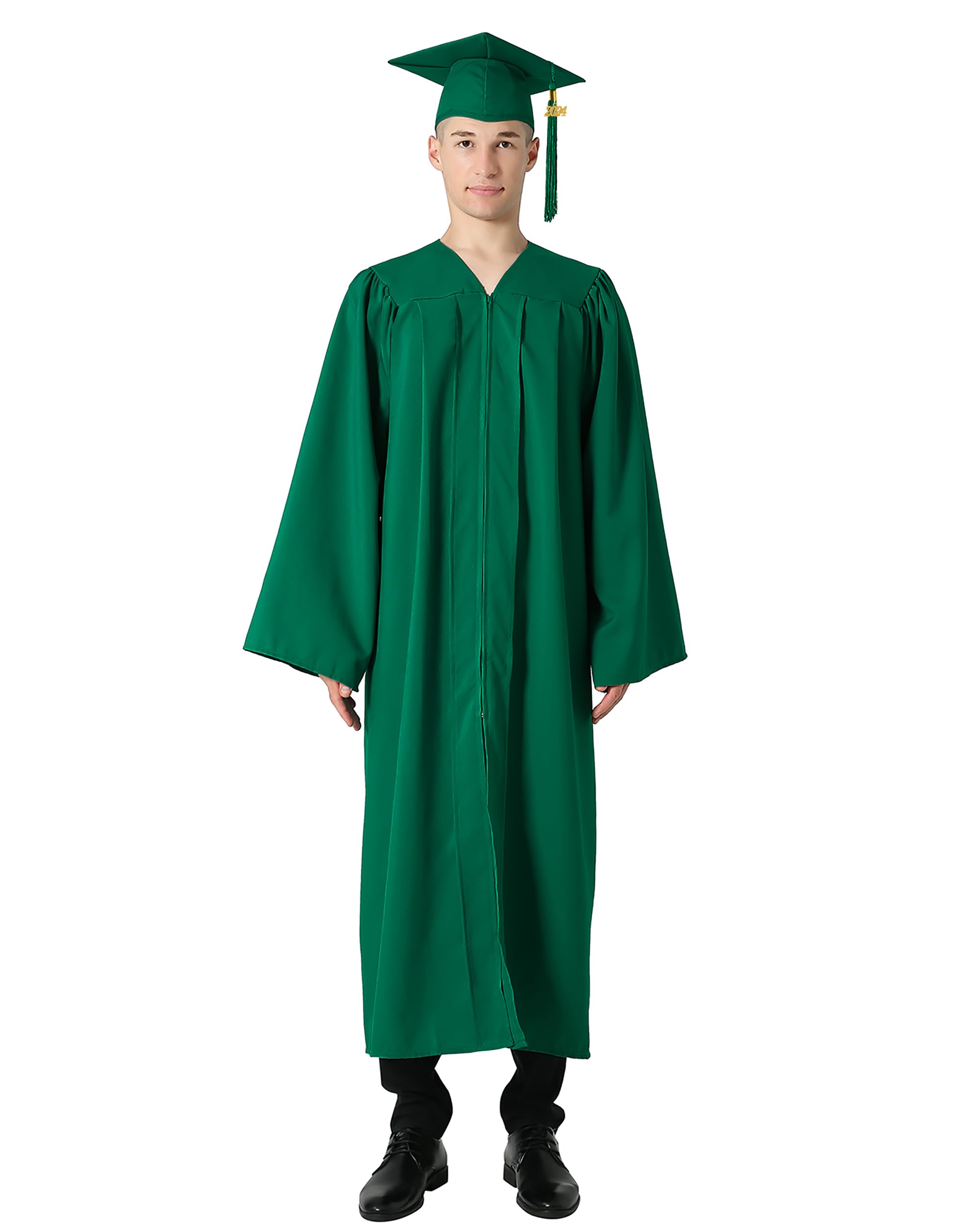 Snapklik.com : GraduationMall Matte Graduation Gown Cap Tassel Set 2024 ...
