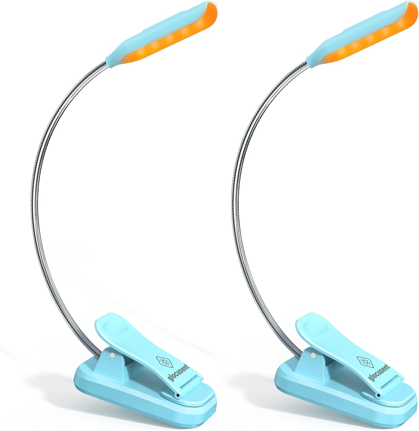 Glocusent Willow Book Light for Reading in Bed, 10LED Bright Reading ...