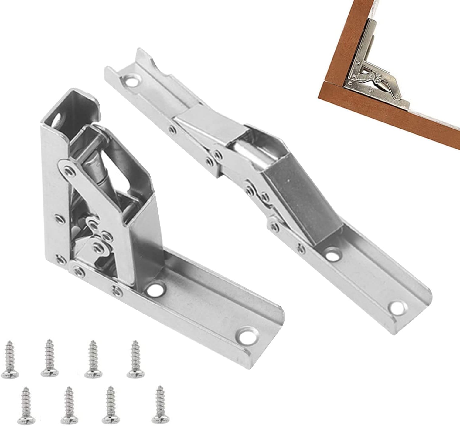 2 Stück Scharniere 90 Grad, Scharniere Klappbar Regal, Versteckte ...