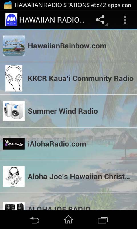 Top Hawaiian Radio Stations - App on Amazon Appstore