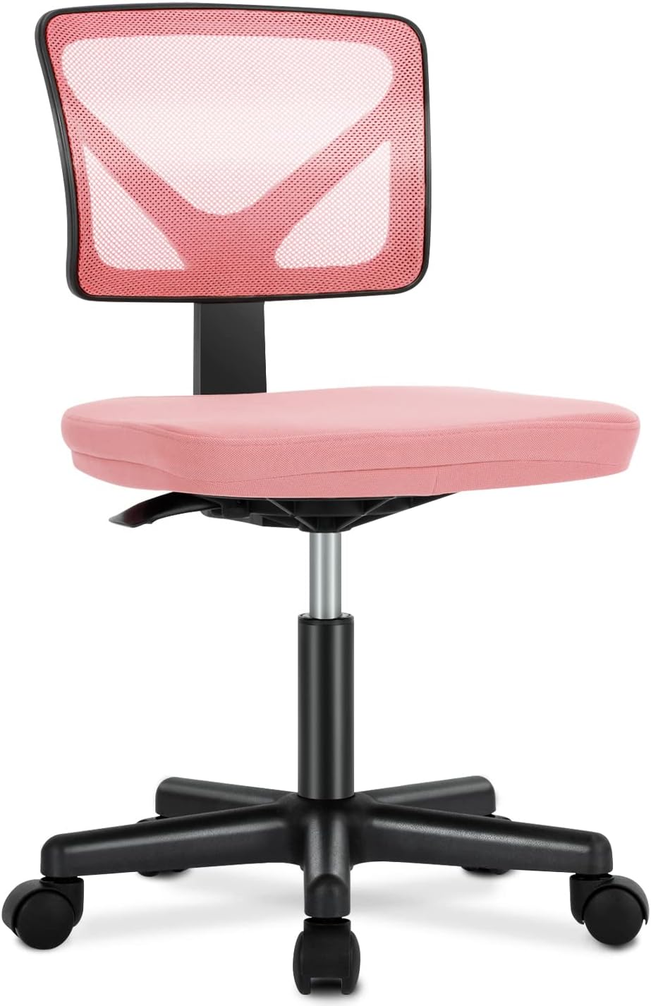 Amazon.com: Sweetcrispy Armless Desk Chair - Small Home Office Chair ...