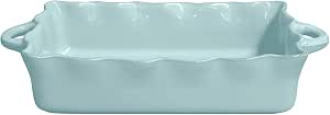 Amazon.com: Casafina Ceramic 17.25" x 10.25" Rectangular Ruffled Baker ...