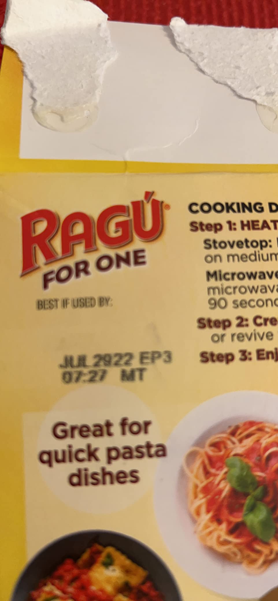 Amazon.com : Ragu for One Old World Style Traditional Sauce, 4.4 oz, 4 ...