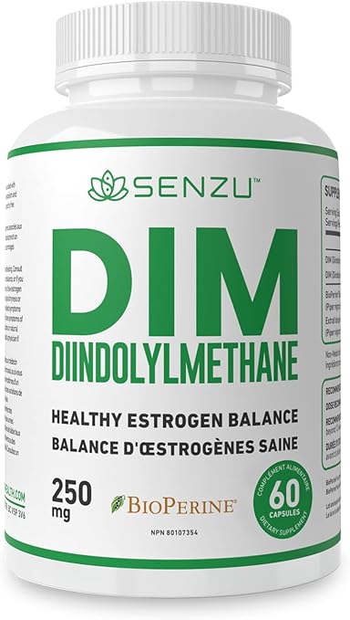 DIM Supplement (250mg) with BioPerine – Estrogen Balance & Metabolism ...