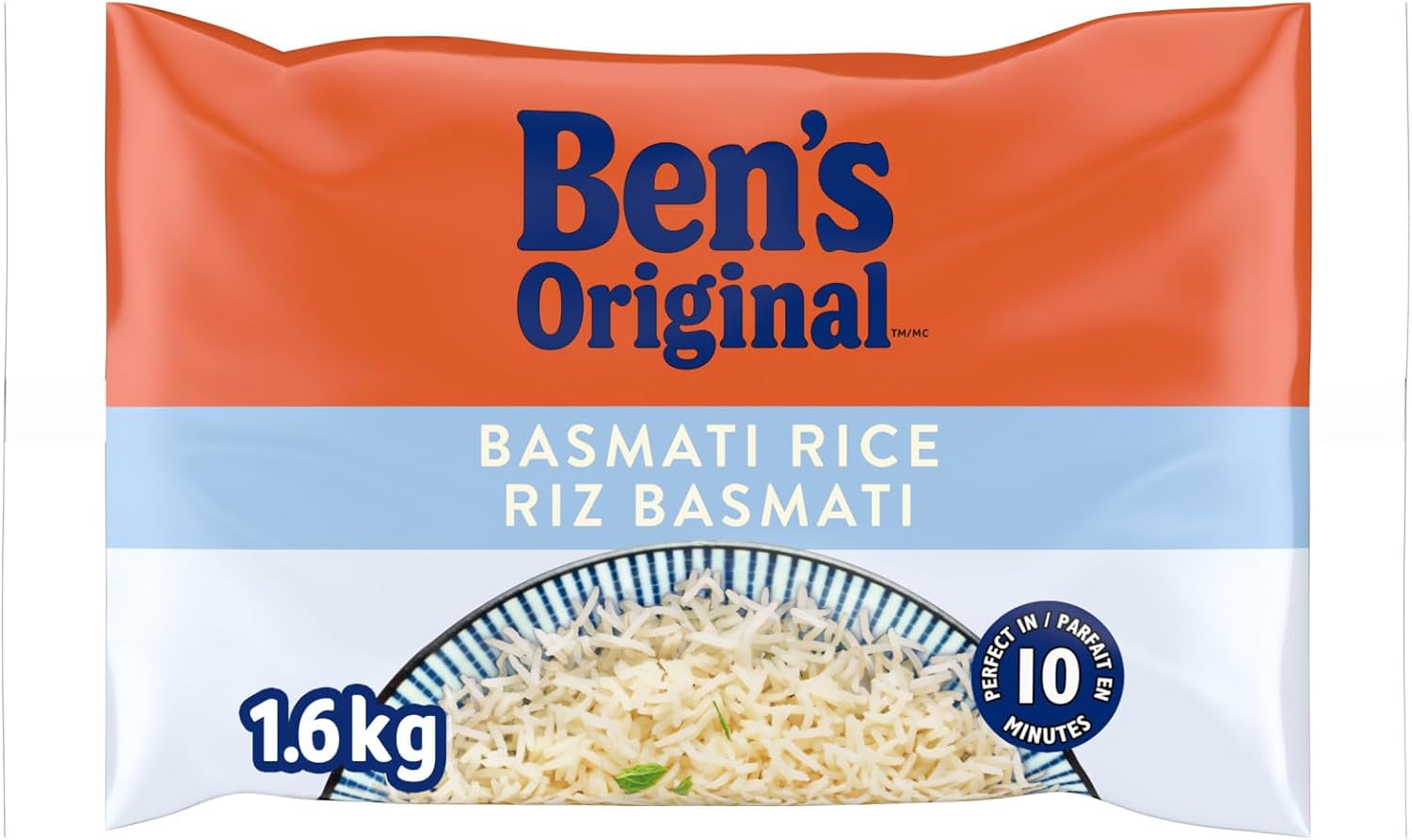 BEN'S ORIGINAL Basmati Rice, 1.6kg Bag : Amazon.ca: Grocery & Gourmet Food