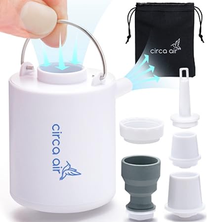 Amazon.com: CIRCA AIR Mini Portable Air Pump for Inflatables, Mini Air ...