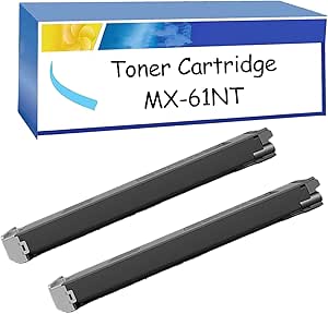 Amazon.com: LISTWA MX-61NT Replacement Toner Cartridges, Compatible for ...
