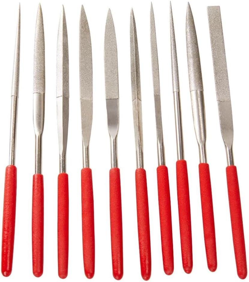 Amazon.com: KAISH 10-Pack Diamond Coated Guitar Bass Needle File Set ...