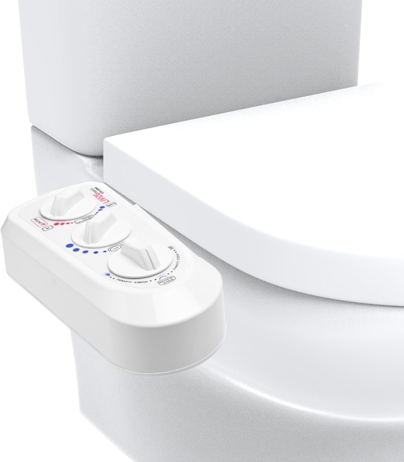 LIVINGbasics Hot and Cold Water Bidet toilet bidet- Self Cleaning -Dual ...