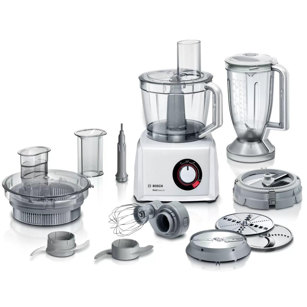 Bosch MC812W872 Robot de cuisine (3,9 l, blanc, rotatif, 1,5 l, fouet ...