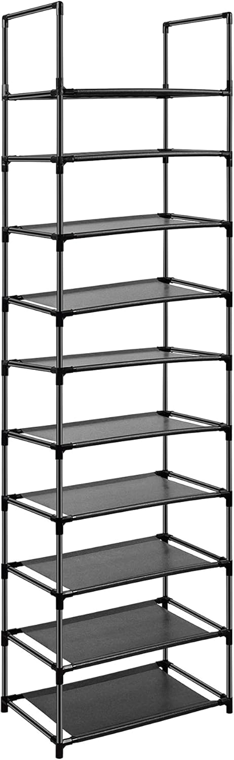 Amazon.com: Easyhouse 10 Tier Metal Shoe Rack for Entryway, Closet ...
