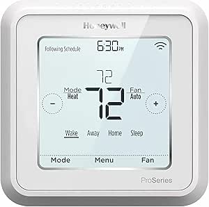 Honeywell TH6320ZW2003 T6 Pro Series Z-Wave Stat Thermostat &, Smart ...
