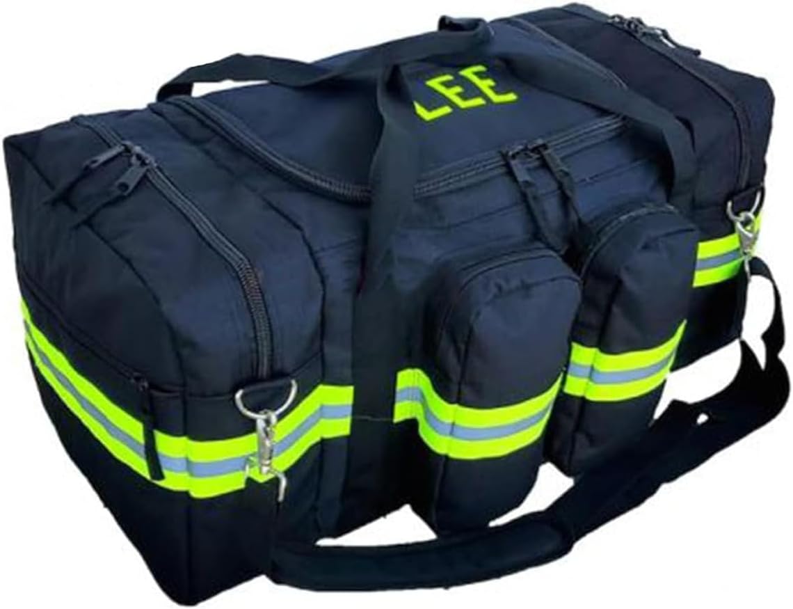 Amazon.com | Custom Name Firefighter Equipment Duffel Bag, Personalized ...