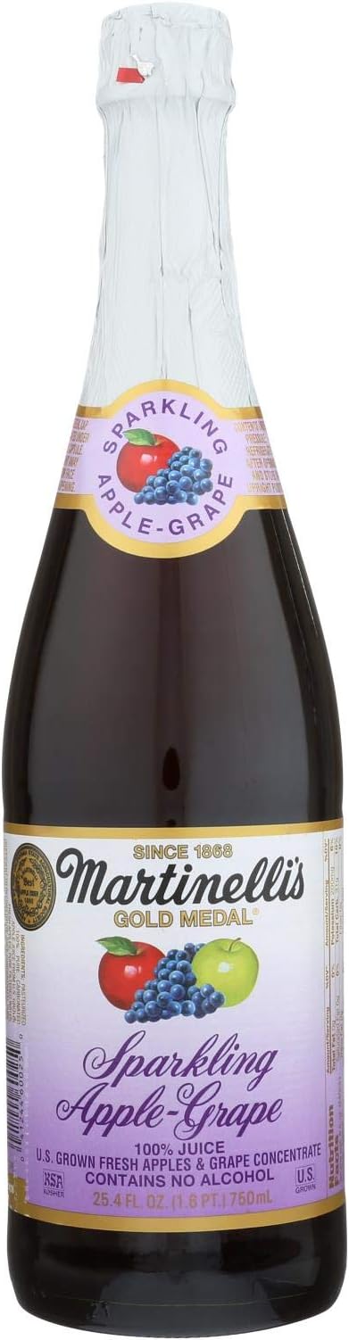 Amazon.com: Martinelli's Sparkling Juice - Apple Grape - Case of 12 ...
