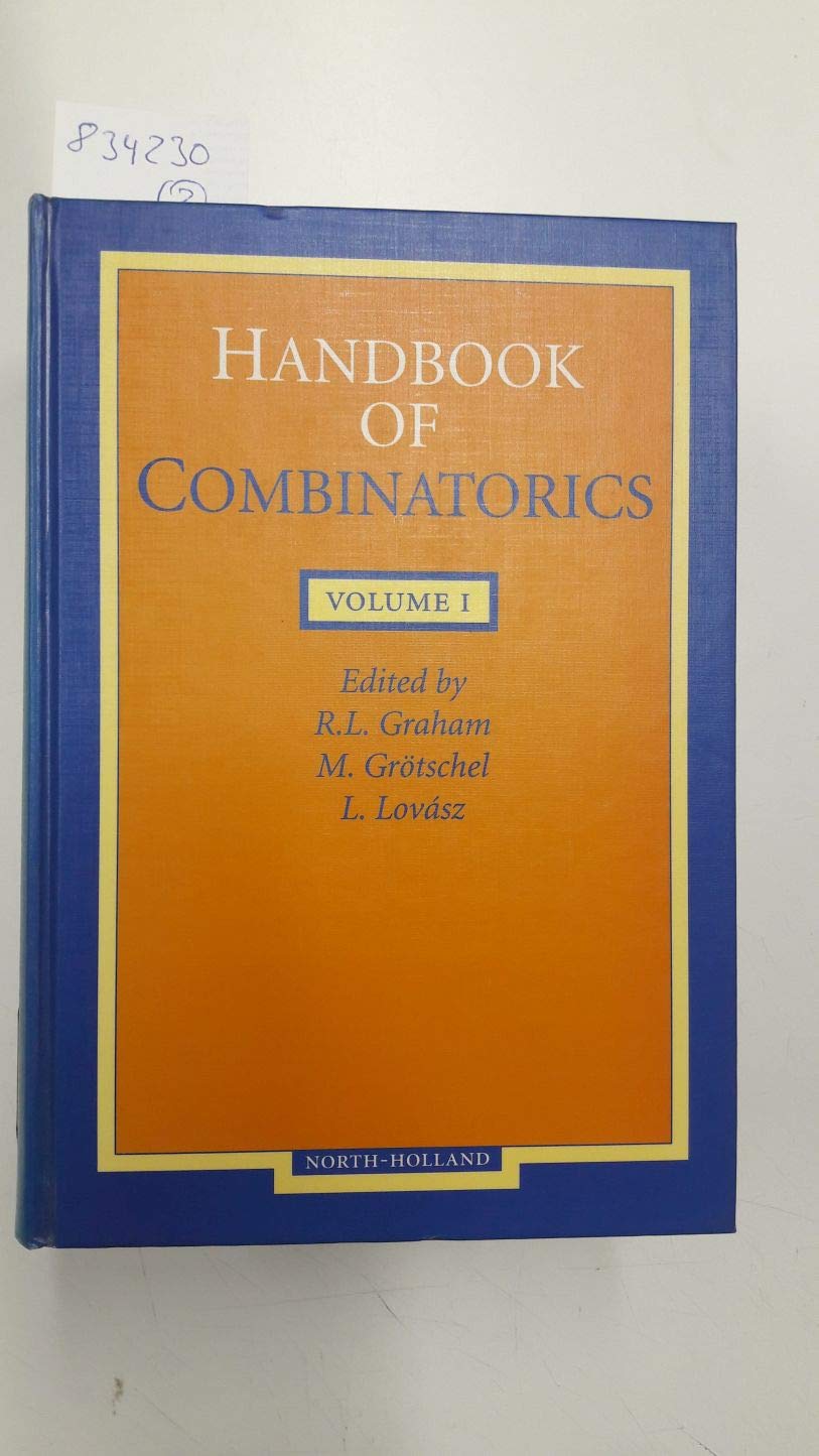 Handbook of Combinatorics, Volume Volumes I & II: Graham, R.L.: 9780444880024: Amazon.com: Books