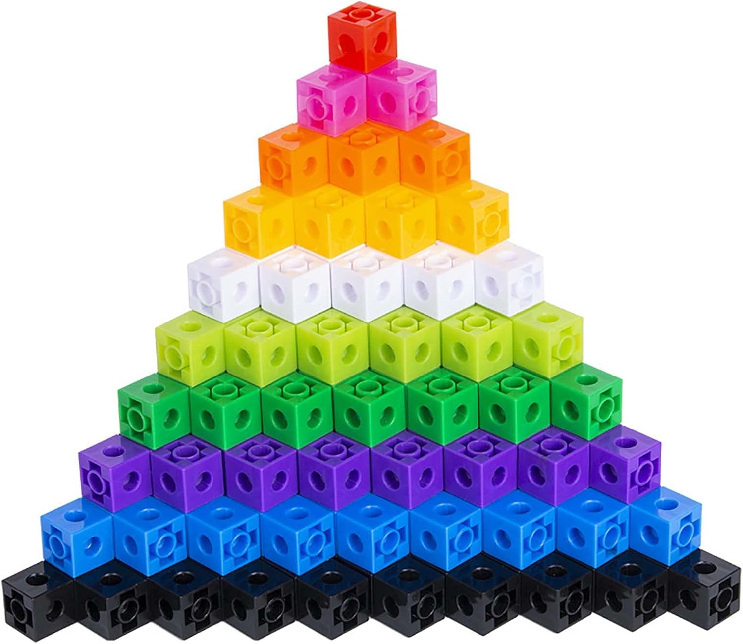 HYANITEQ Math Cubes-Set of 200PCS Math Manipulatives Early Math Skills ...