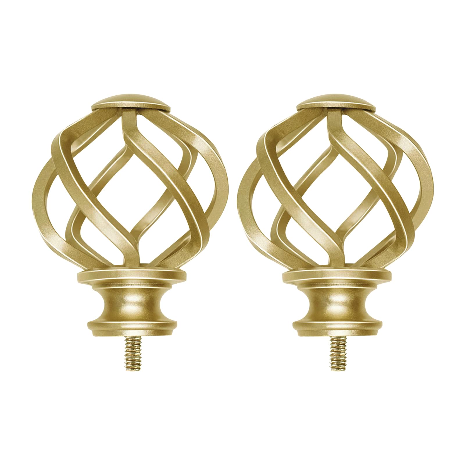 Amazon.com: KAMANINA Replacement Finials for 1 or 7/8 Inch Curtain rods ...