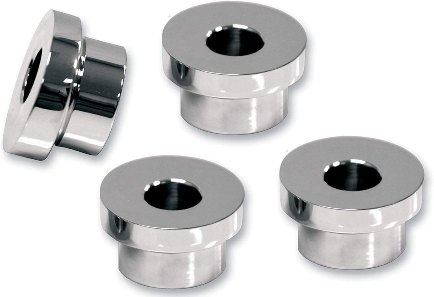 Amazon.com: LA CHOPPERS LA-7400-10 Chrome Angled Riser Bushing Adapter ...