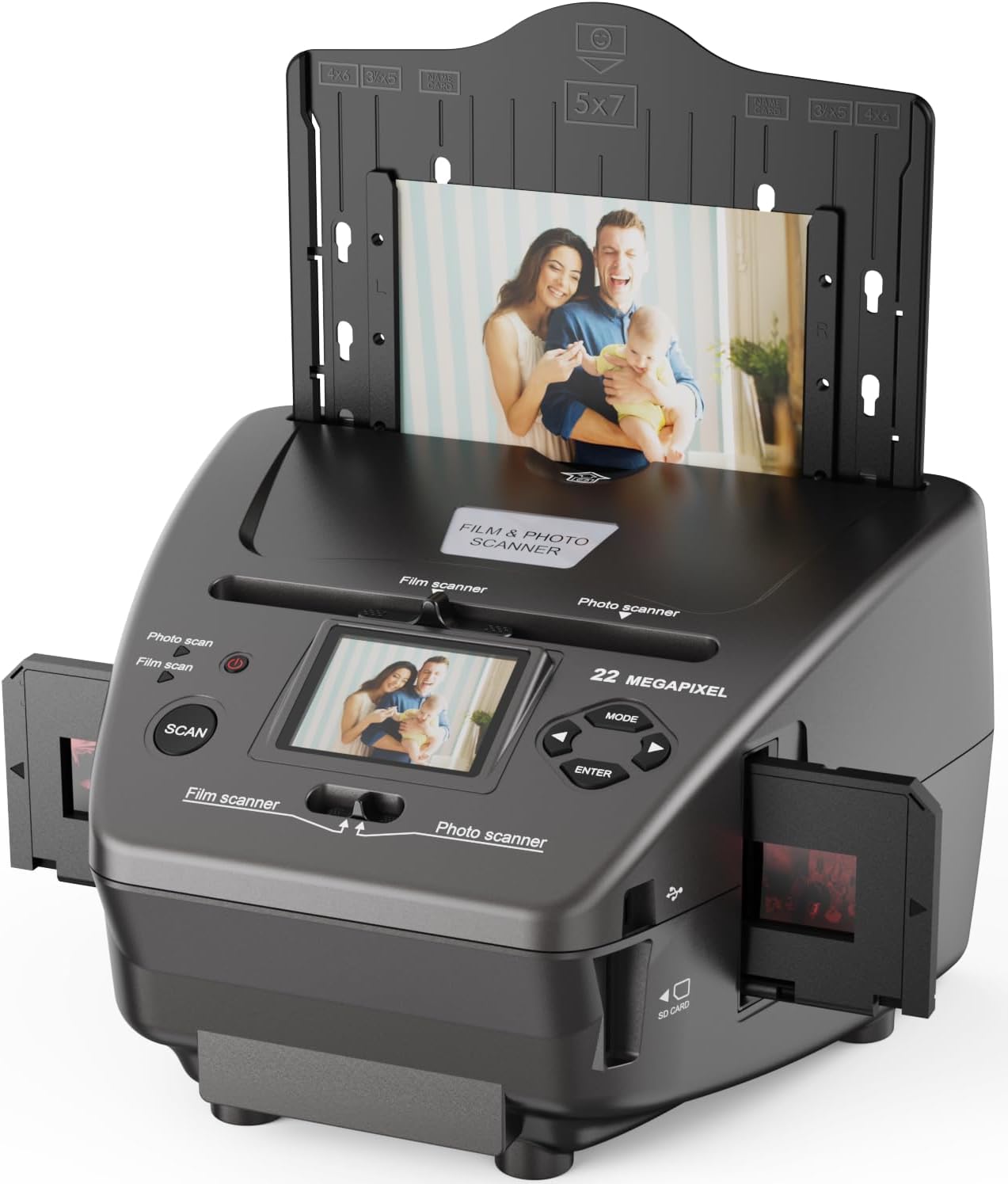 Multiscanner für Fotos, Dias und Negative, Konvertiert 35-mm-Dia ...