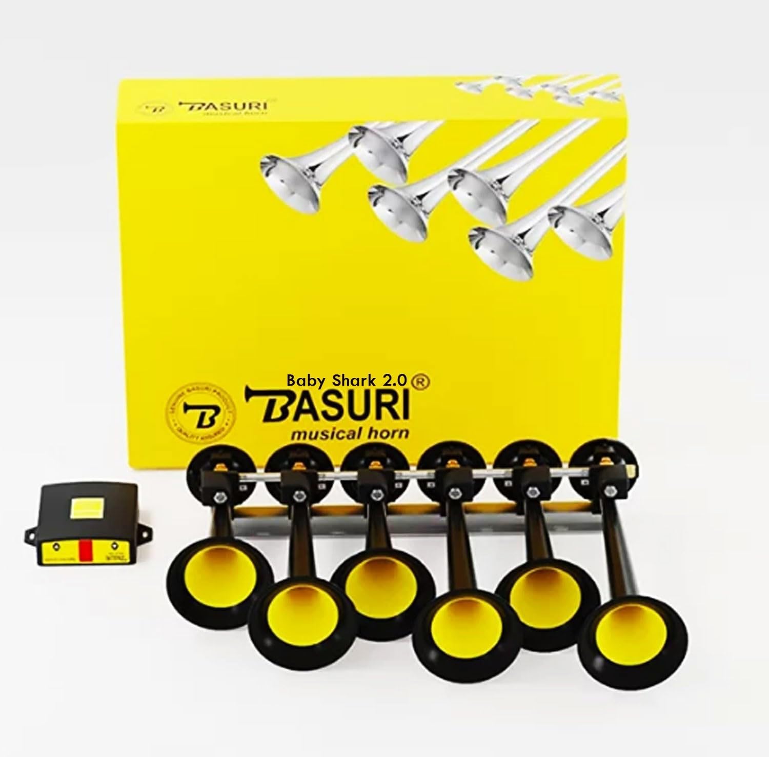 Amazon.com: BASURI® Musical Air Horn | 12/24 Volt | 130 DB | Version ...