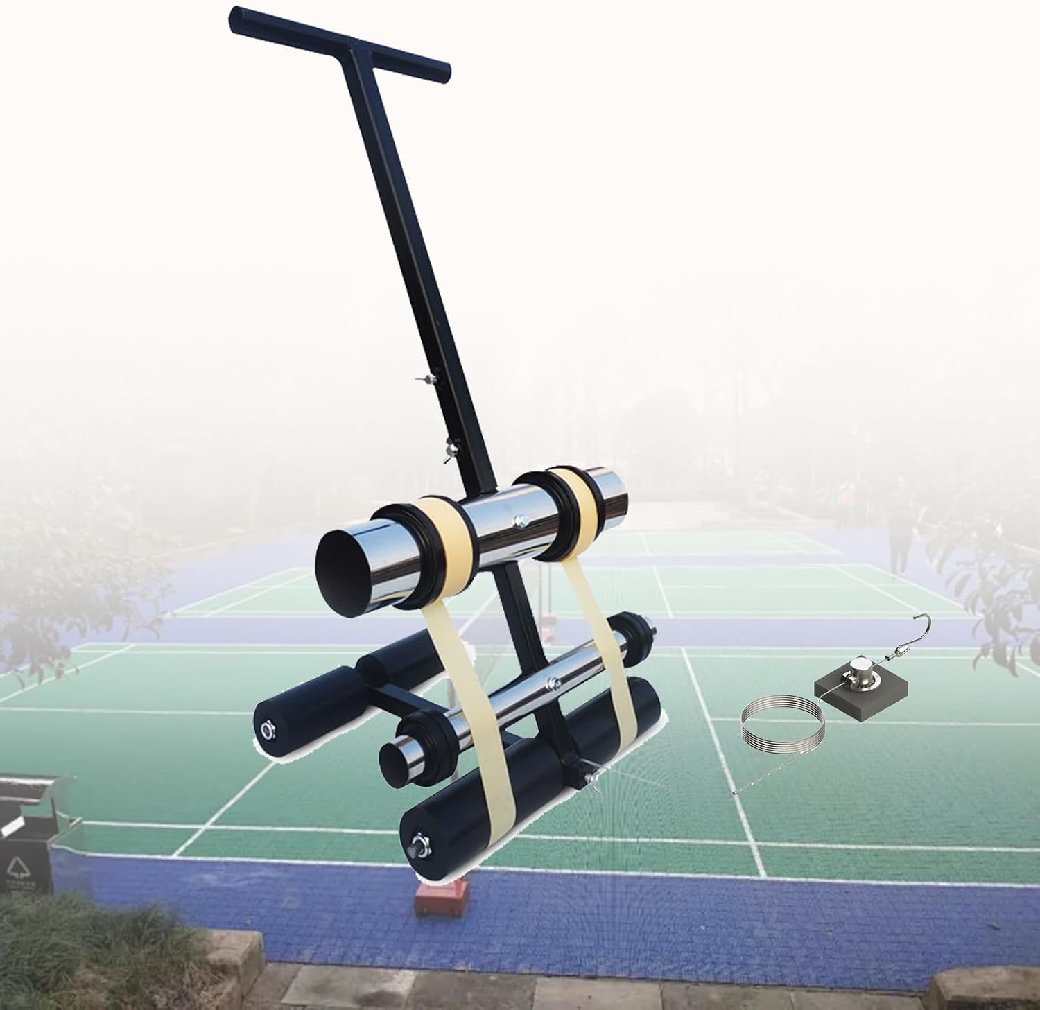 Amazon.com: QUGURLID Pickleball Court Marking Kit,Hand Push Floor ...