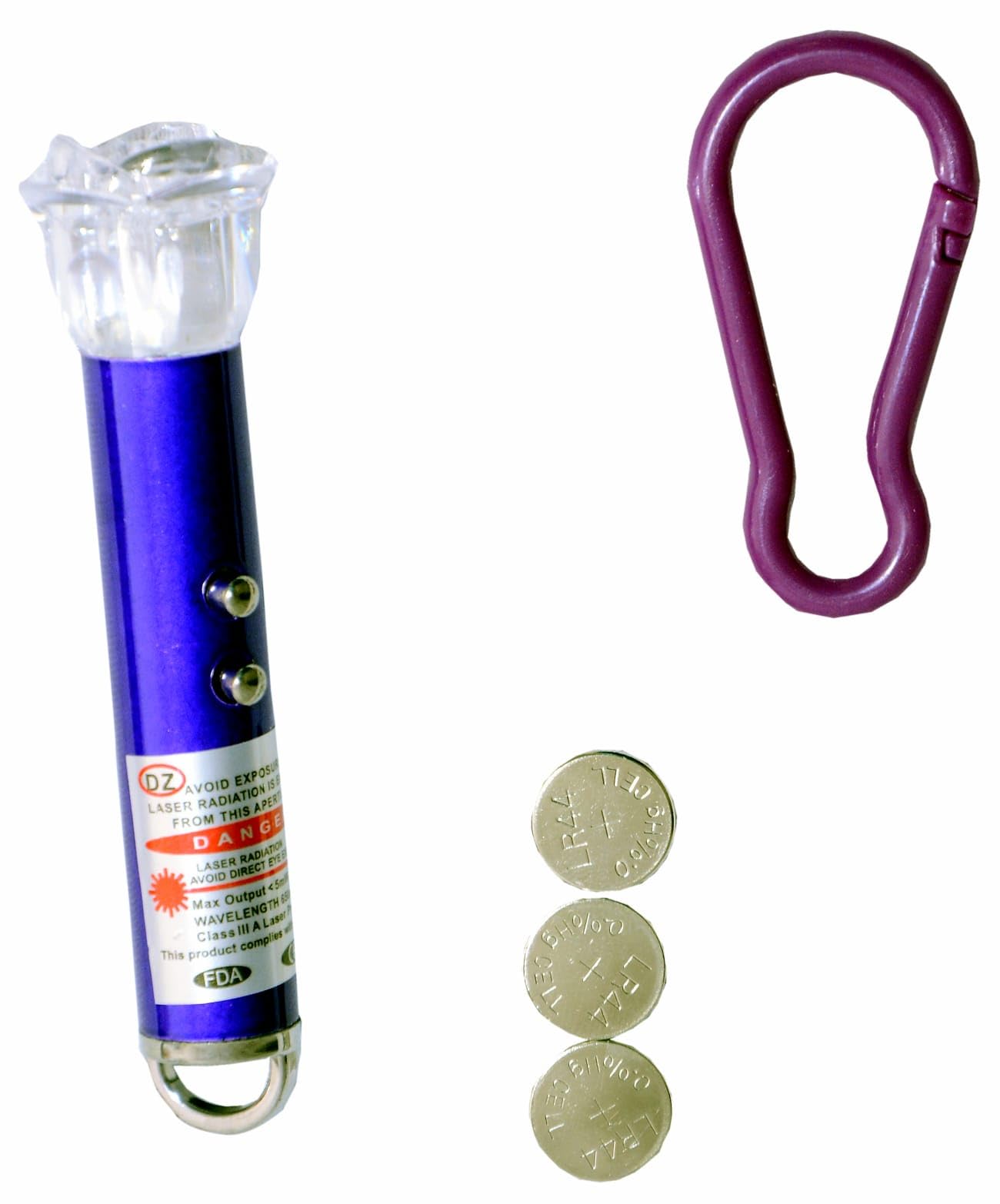 3 in 1 Laser Pointer Laser Torch with 3 Lithium Size Batteries (Blue ...