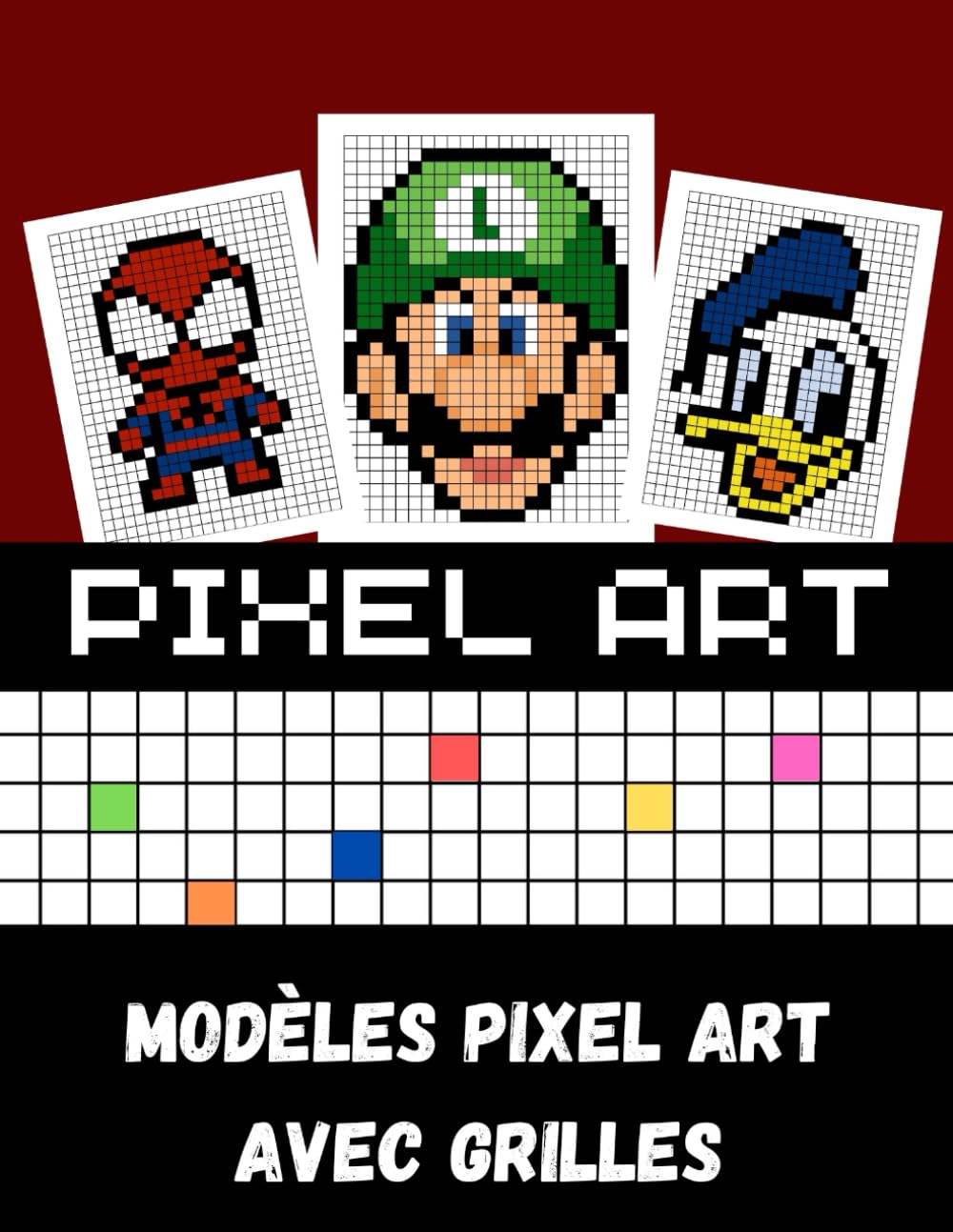 PIXEL ART: plusieurs modèles et grilles : Création, Fanny: Amazon.fr ...